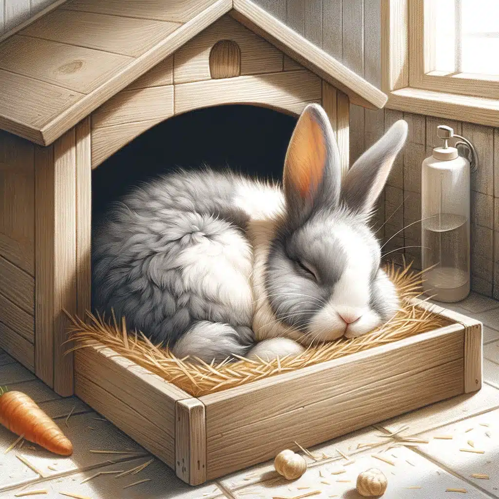 Do Rabbits Sleep In Their Litter Box? - Rabbit Life Hack